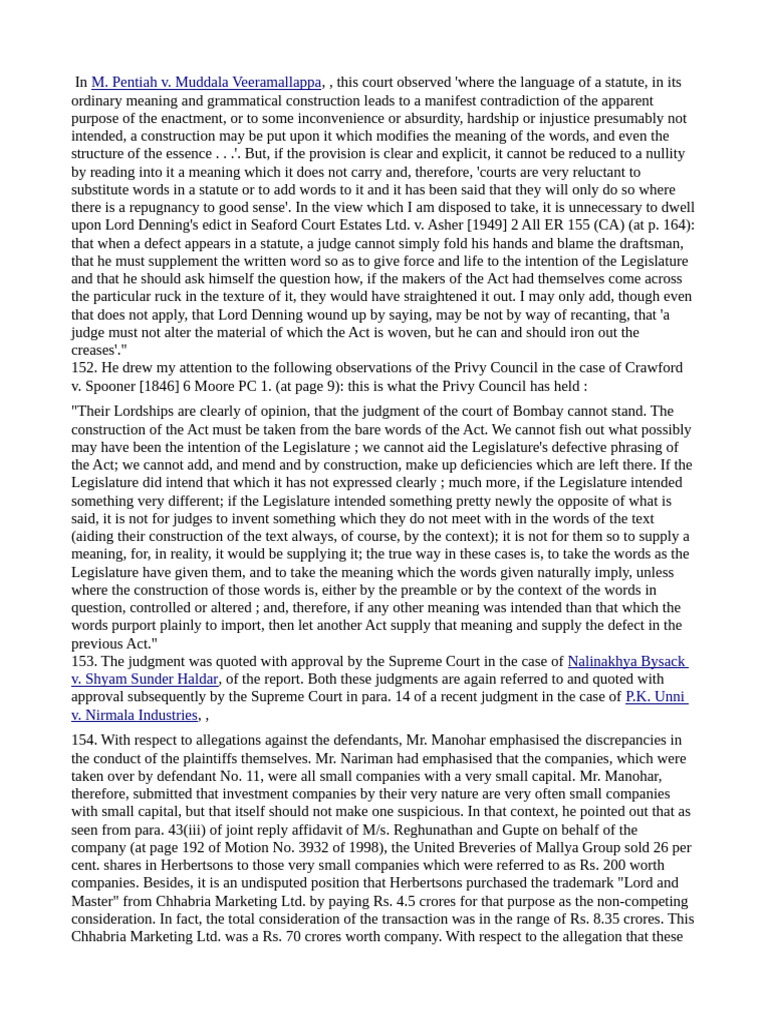 M. Sreenivasulu Reddy Vs Kishore - 4 | PDF | Lawsuit | Judgment (Law)