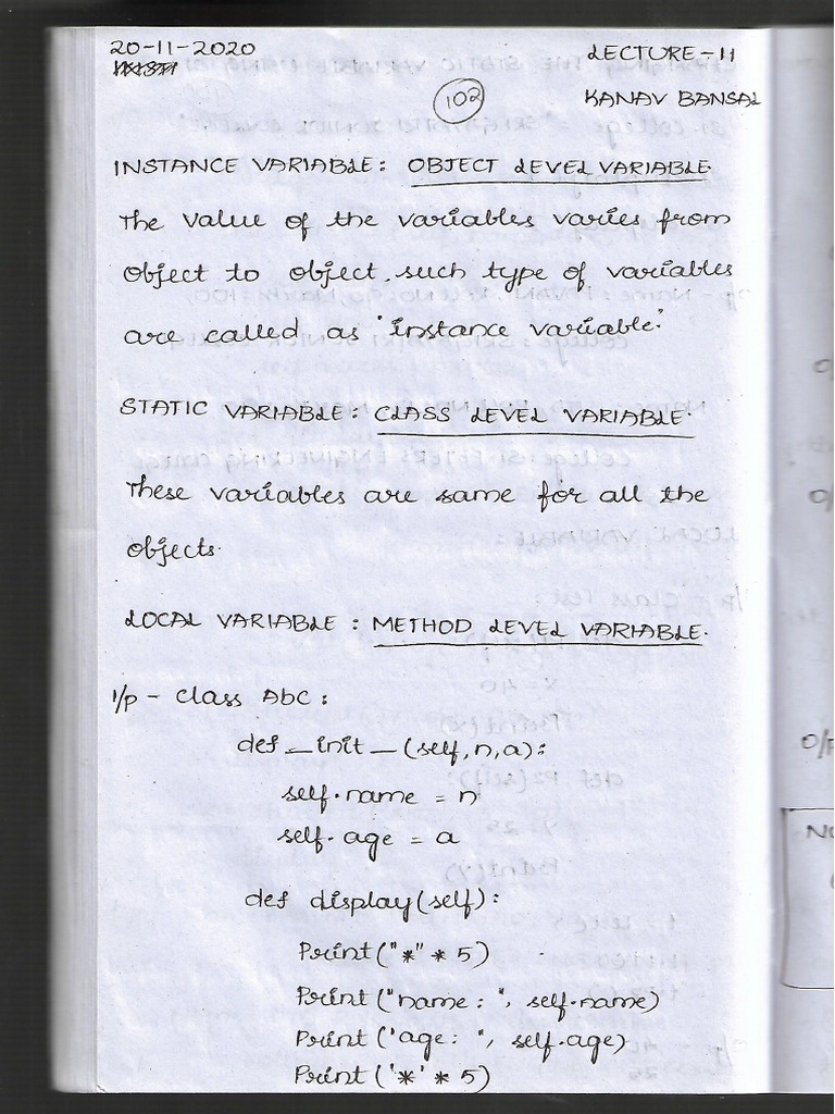 Four Pillars of Oops Concept | PDF