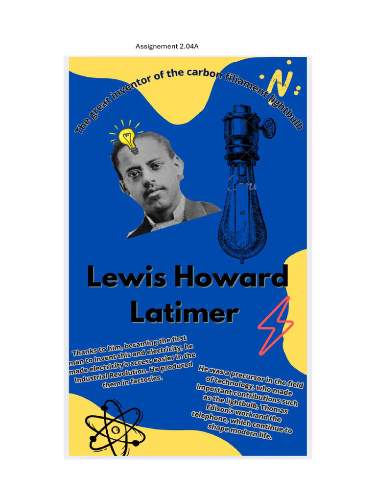 Lewis Howard Latimer Research Sources | PDF