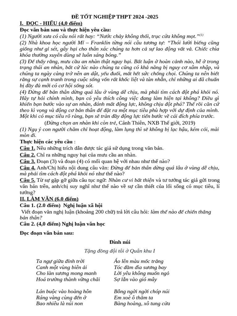 ĐỈNH NÚI-DA4 | PDF