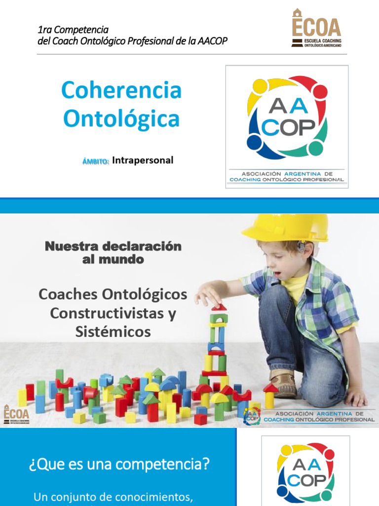 7CCOP - C1 Coherencia Ontológica | PDF | Aprendizaje | Ontología