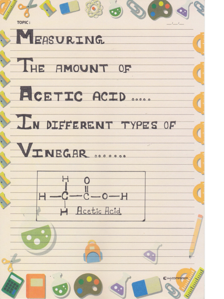Acetic Acid | PDF