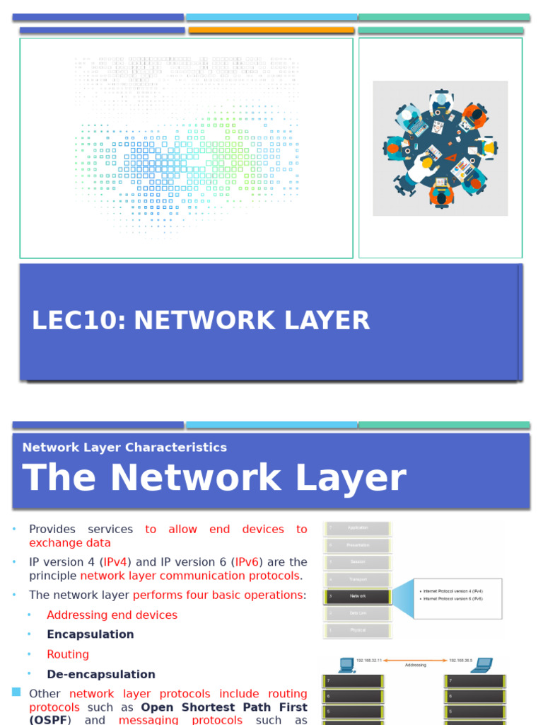 Lec10 Network Layer | PDF | Internet Protocols | I Pv6