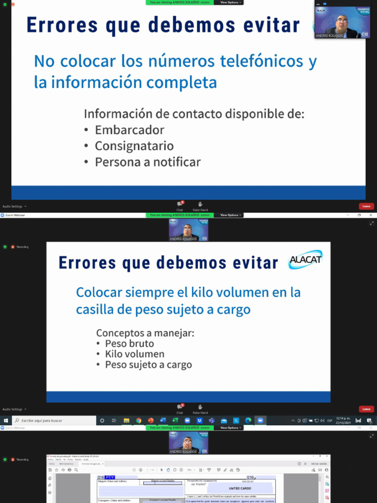 Llenado de Guia Aerea | PDF