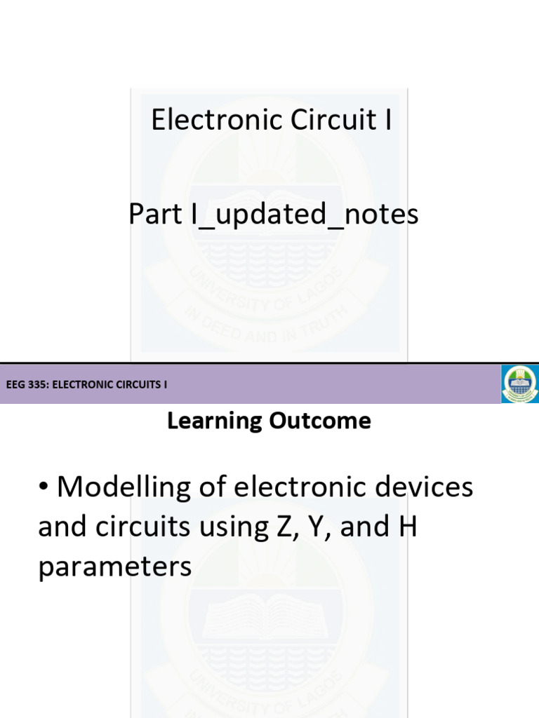 electronic circuit_updated | PDF | Electronic Circuits | Electricity