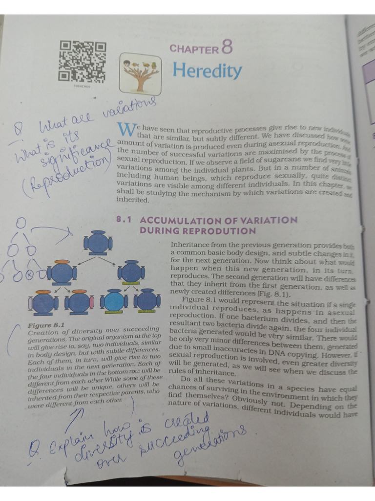Book Markings Heredity Class 10 | PDF