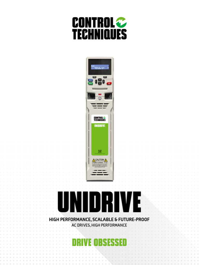 Unidrive Brochure en Web | PDF | Programmable Logic Controller | Electric Motor