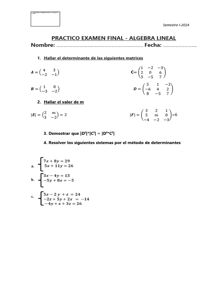 practico para examen final | PDF