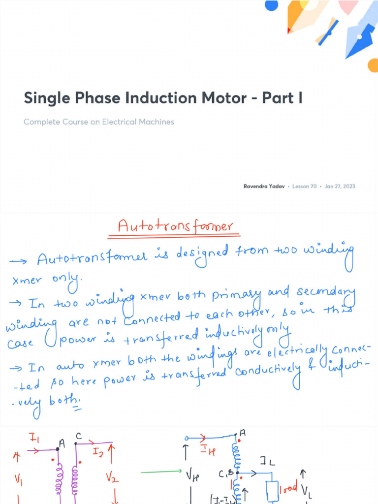 Single_Phase_Induction_Motor__Part_I_with_anno | PDF