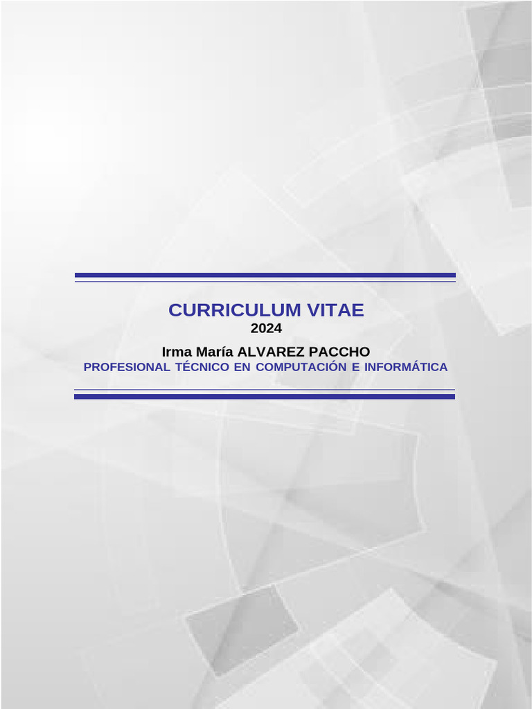 CV Maria 2024 | PDF | Informática | Software