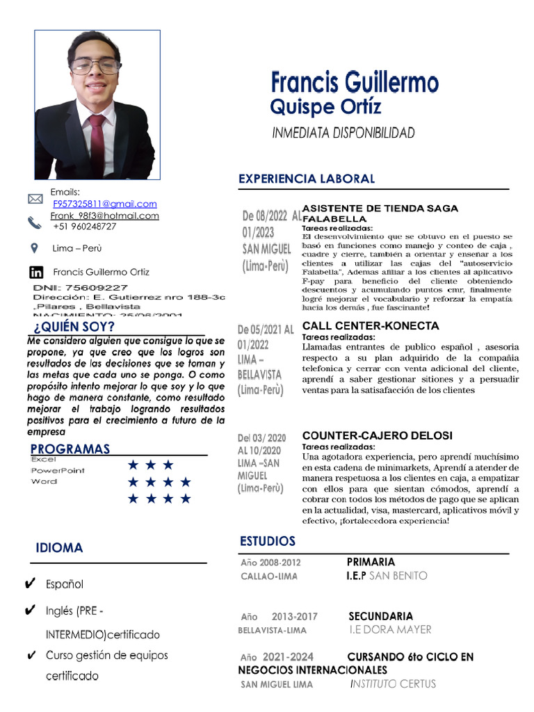 Curriculumvitae 2023 | PDF