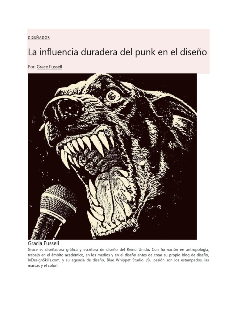 Evolución del Diseño Punk en la Actualidad | PDF | Punk rock | Collage