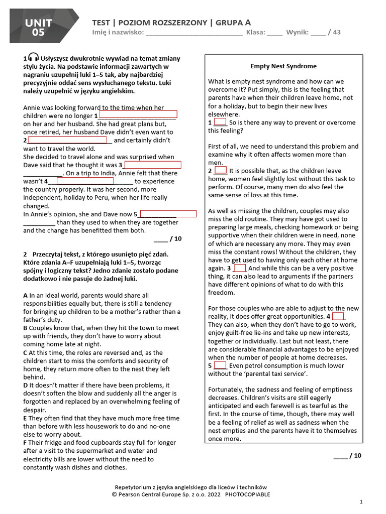 RepetMat U05 Test Rozsz A | PDF