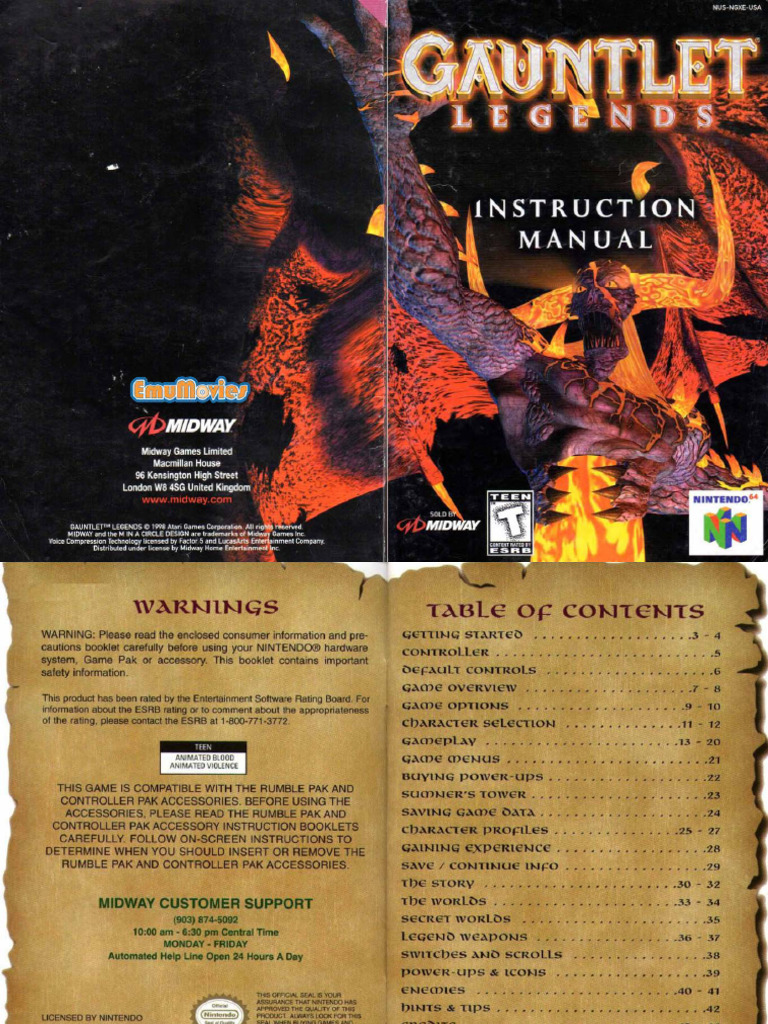 Gauntlet Legends (USA) | PDF
