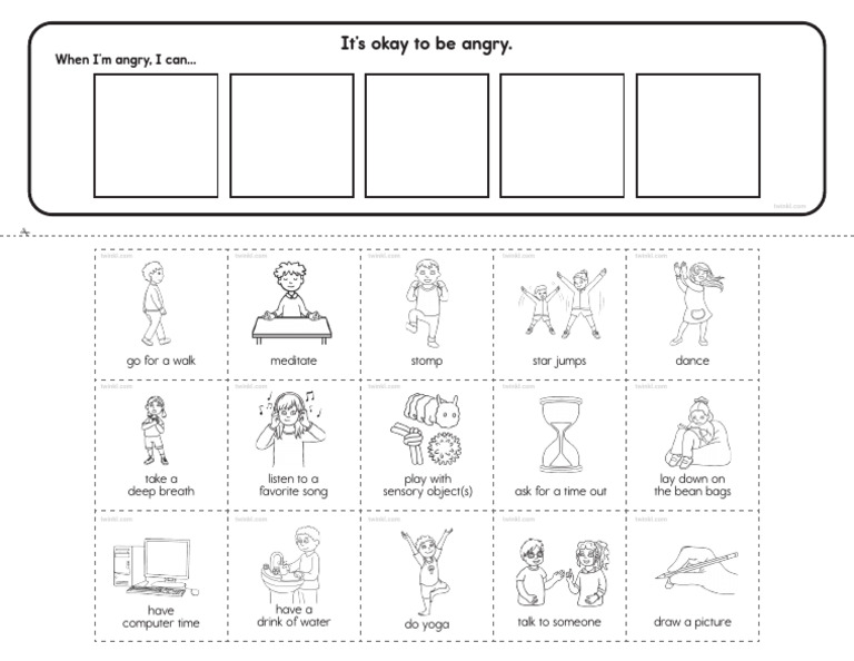 Black and White When Im Angry I Can Poster and Cut-Outs | PDF