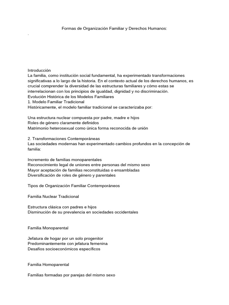Ensayo Jimena - 1 | PDF | Familia | Derechos humanos