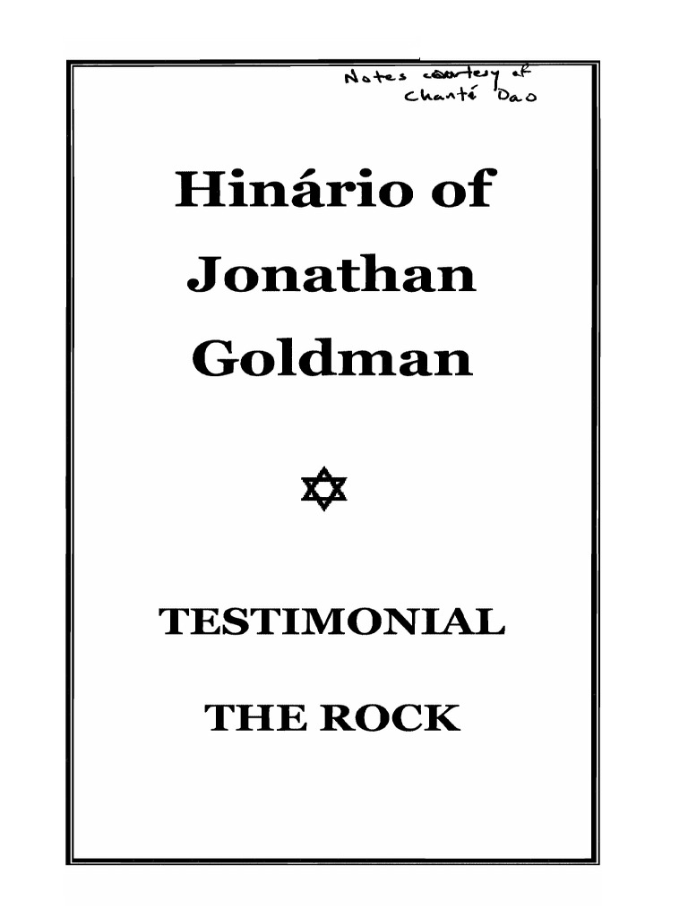 Jonathan Goldman | PDF