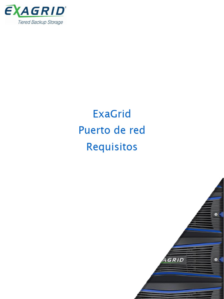 Exa Grid Puertos de Red Requisitos | PDF | Protocolo de Control de Transmisión | Estándares de red