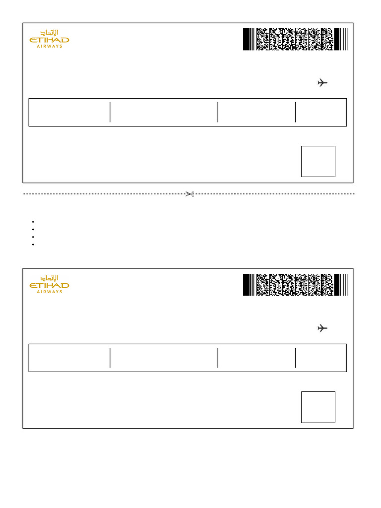 EY141 Flight Boarding Information | PDF | Aviation | Airlines