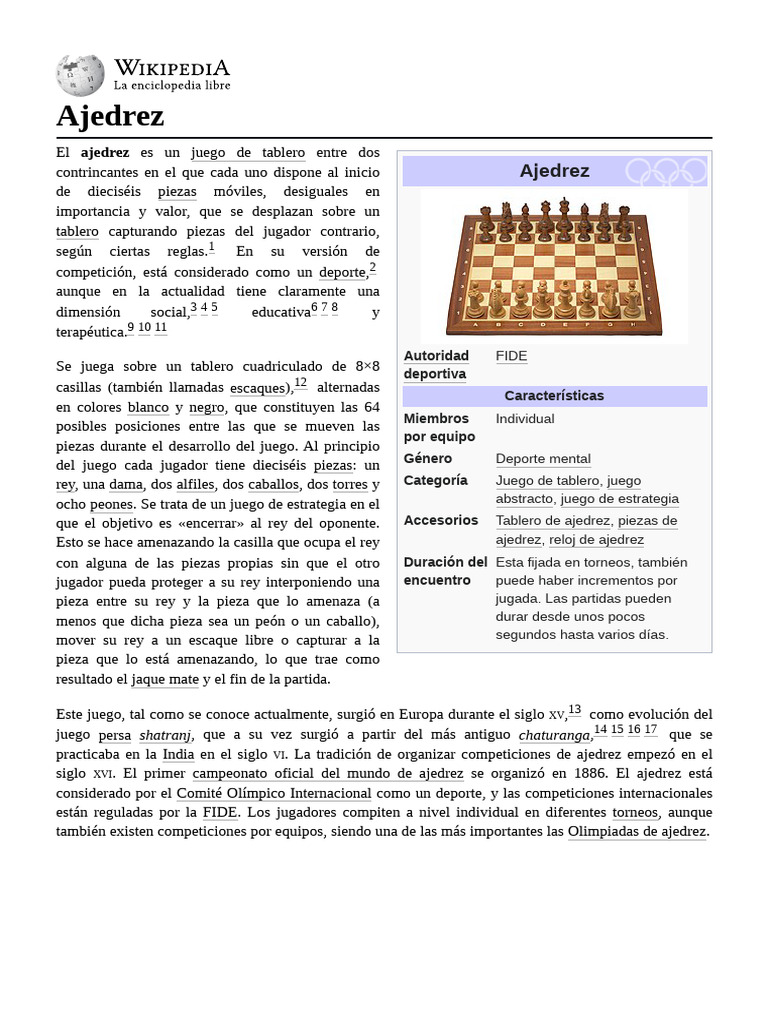 Ajedrez | PDF | Ajedrez | Estrategia de ajedrez
