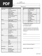 Backhoe Loader Pre-Use Checklist | PDF