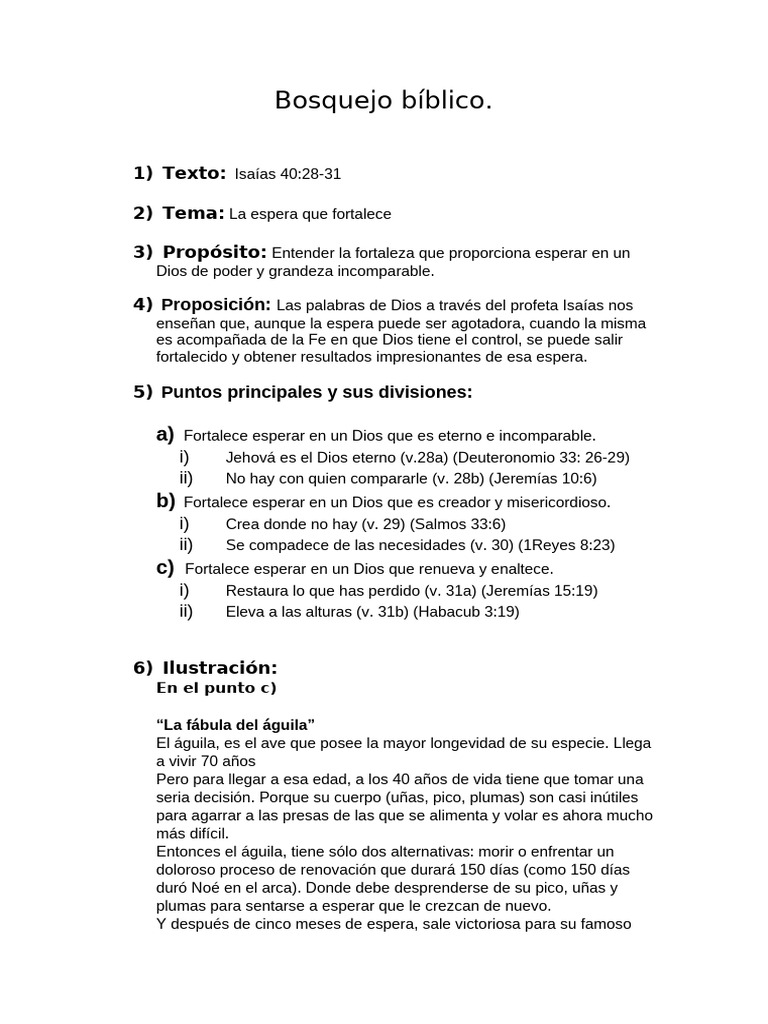 Bosquejo Bíblico 2 | PDF | Creencia religiosa y doctrina