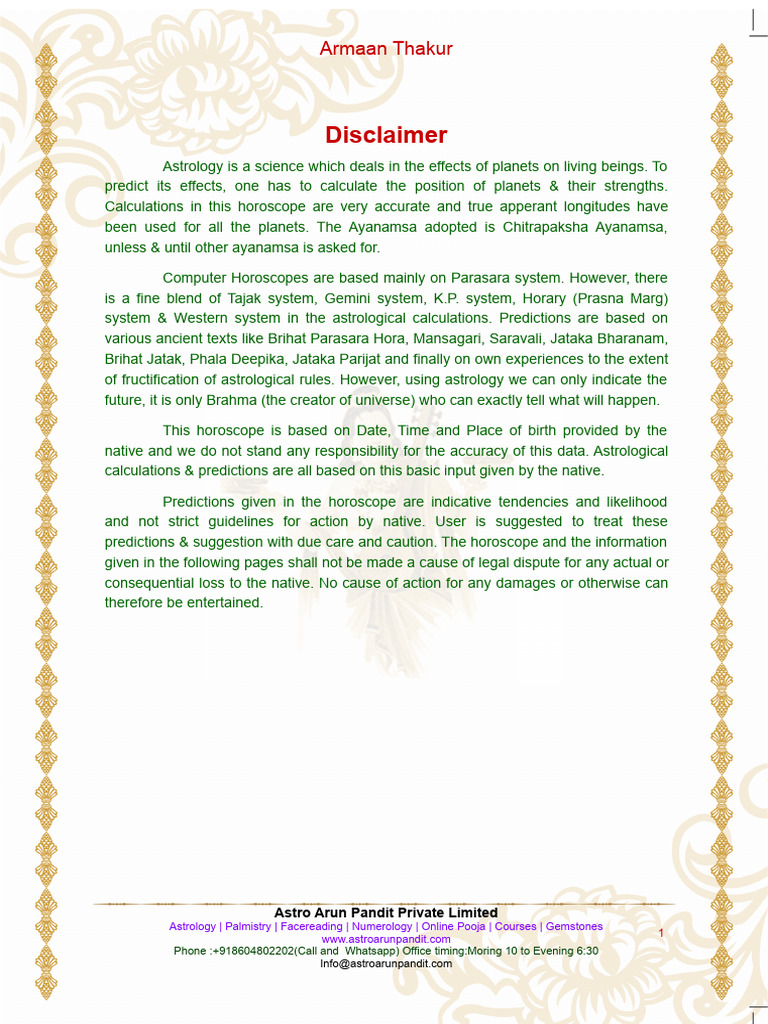 Armaan Thakur Overview | PDF