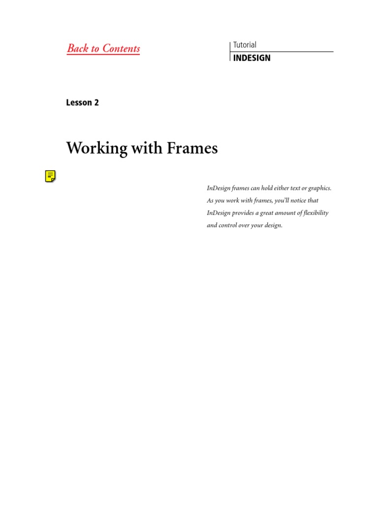 Adobe Indesign Tutorial Books | PDF | Icon (Computing) | Human–Computer ...