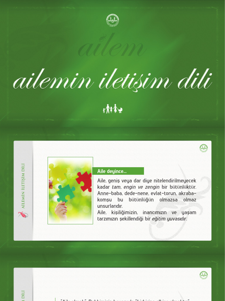 07-Ailemde Iletisim Dili | PDF