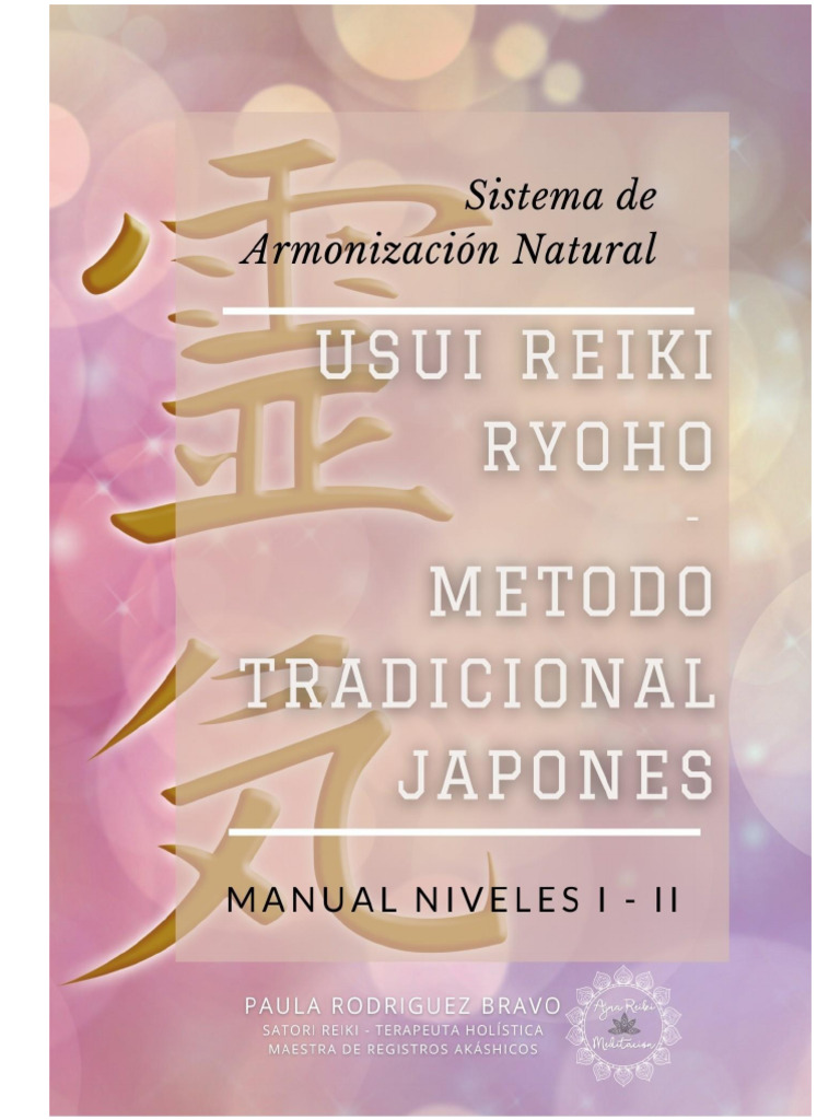 Paula Rodriguez - Manual Reiki Usui 1 y 2 | PDF | Reiki | Mikao Usui