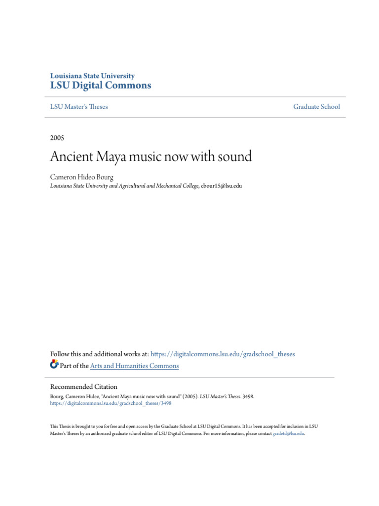 Ancient Maya Music Now With Sound | PDF | Maya Civilization | Musical ...
