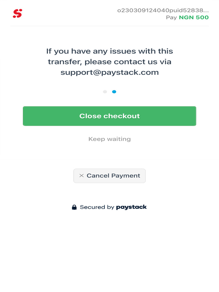Paystack Checkout | PDF