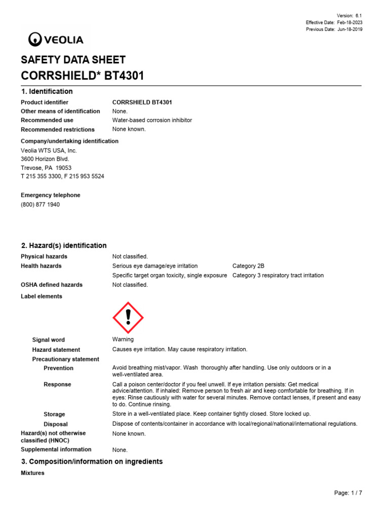 2272 | PDF | Dangerous Goods | Personal Protective Equipment