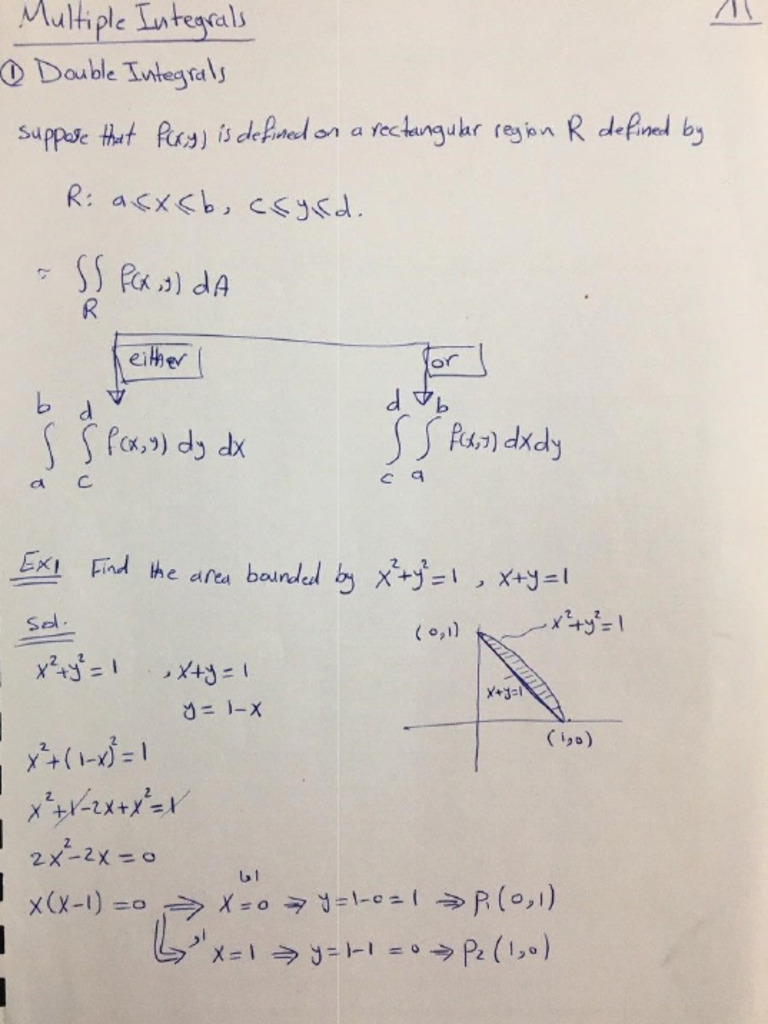 Multiple Integrals 4 | PDF