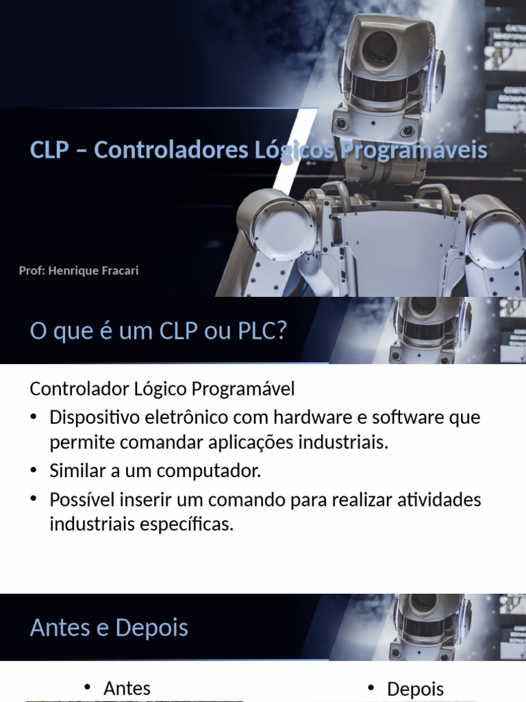 Introdução aos Controladores Lógicos Programáveis | PDF | Controlador ...