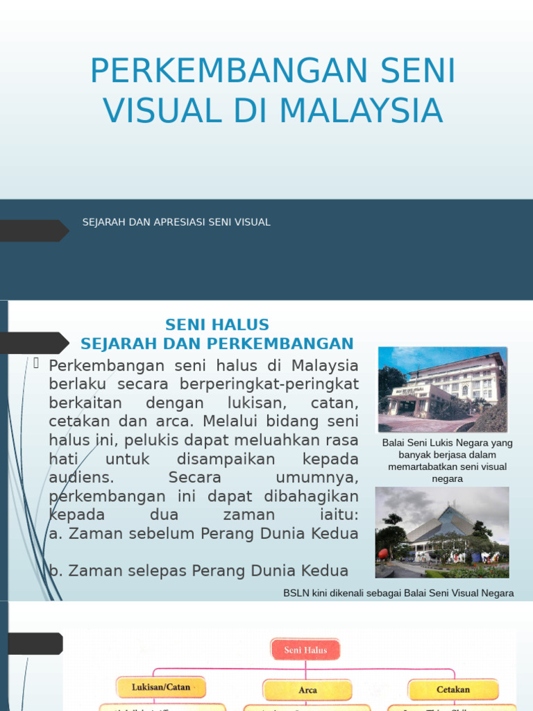 Perkembangan Seni Visual Malaysia | PDF