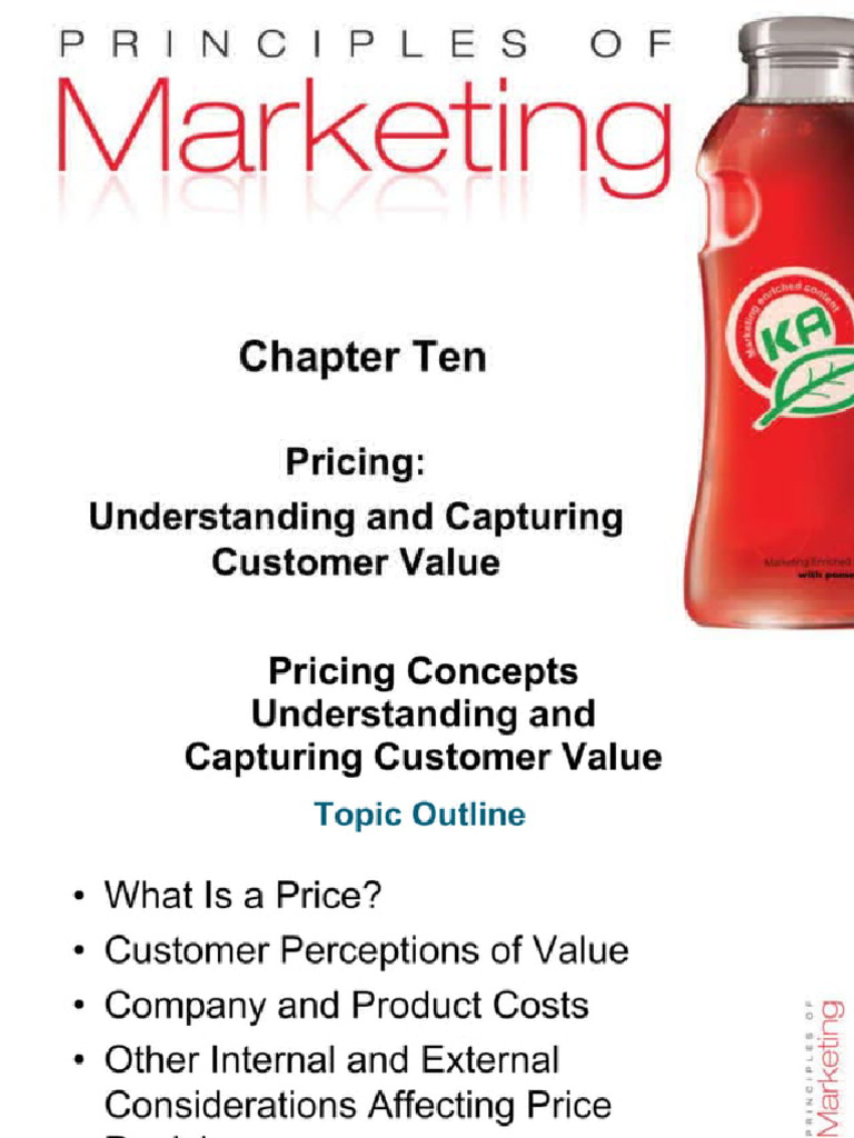 Principles of Marketing Chapter 10 | PDF