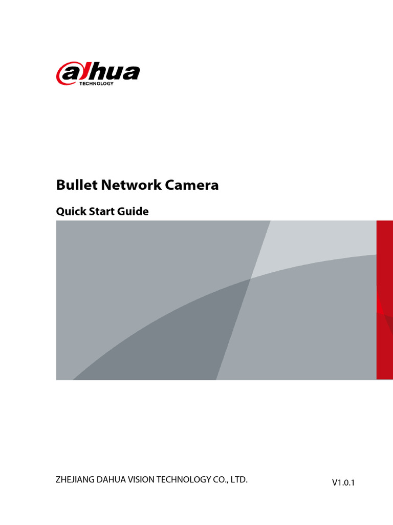 Dahua Bullet Network Camera_Quick Start Guide_V1.0.1 | PDF | Ip Address | Wi Fi