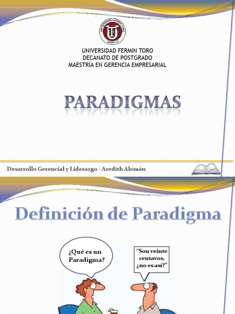Paradigmas en Liderazgo Empresarial | PDF | Paradigma | Interacciones ...