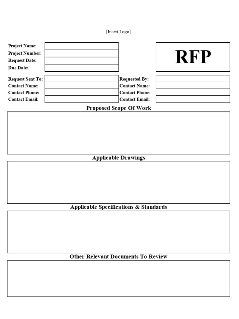 Construction-RFP-Template | PDF | Request For Proposal