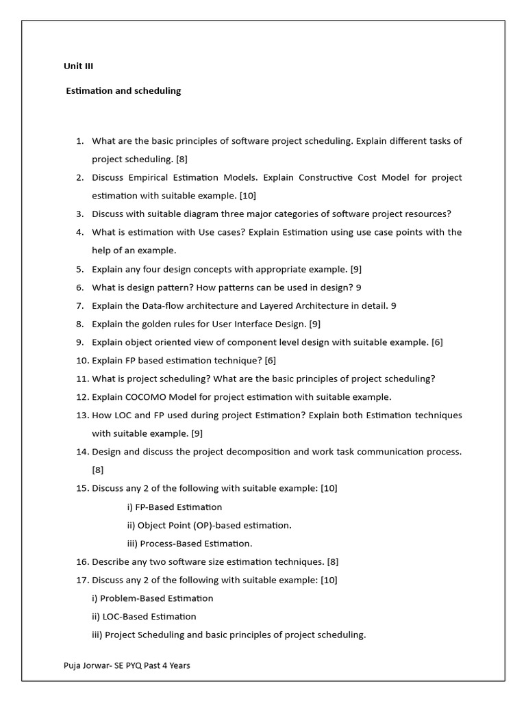 Software Engineering PYQ | PDF | Software Testing | Technology Development