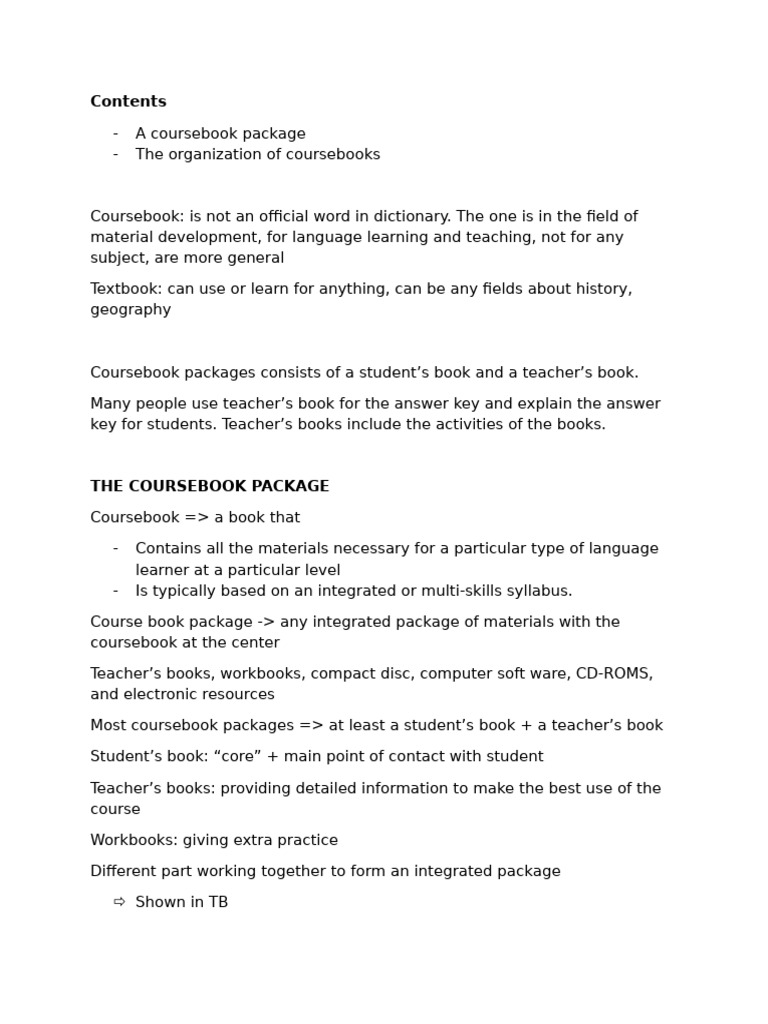 Materials Development | PDF | Textbook | Vocabulary