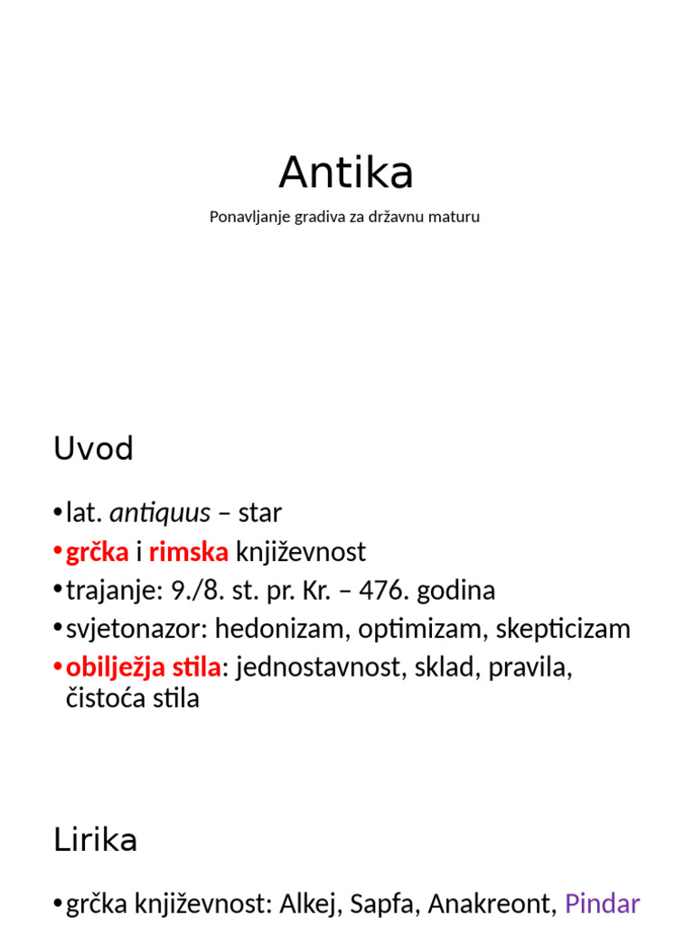 Antika | PDF