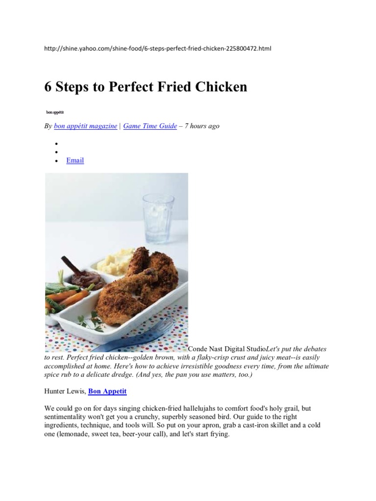 Fried Chicken | PDF | Chili Pepper | Frying Pan