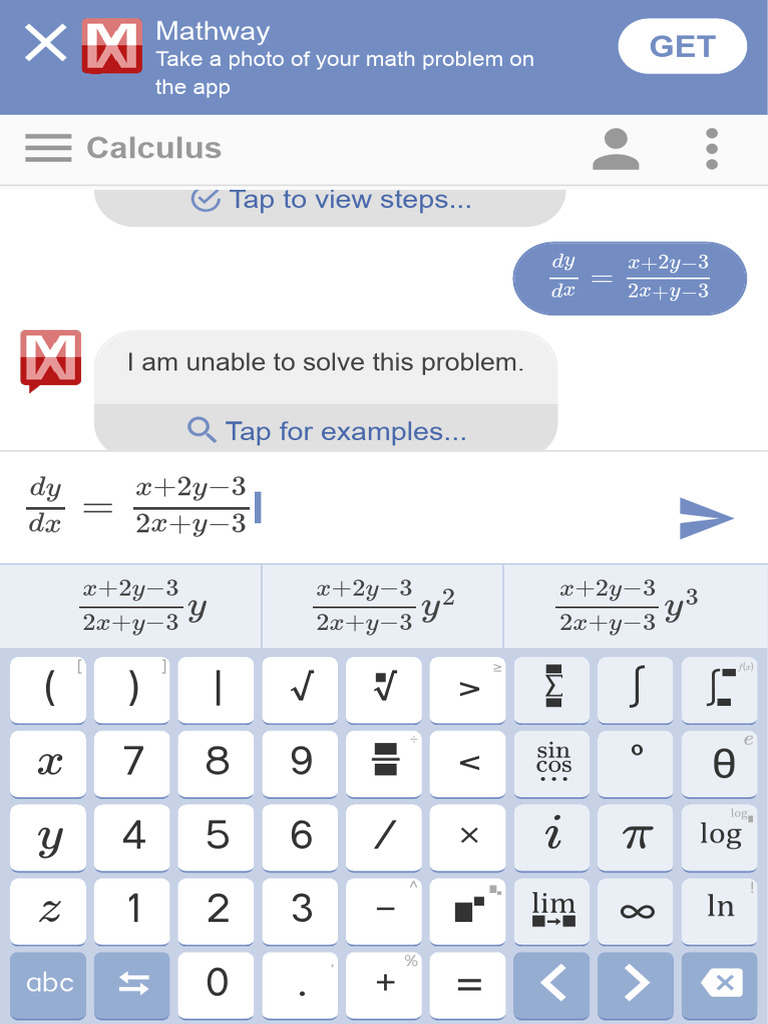 Mathway Calculus Problem Solver | PDF