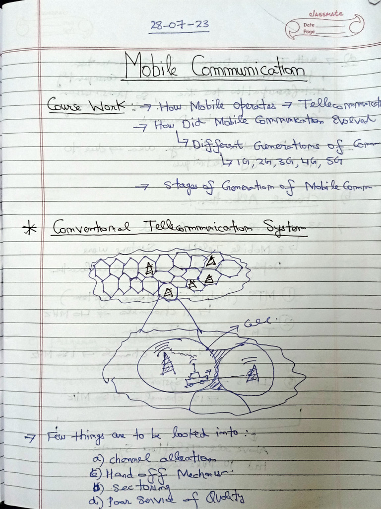 Mobile Comm Notes | PDF