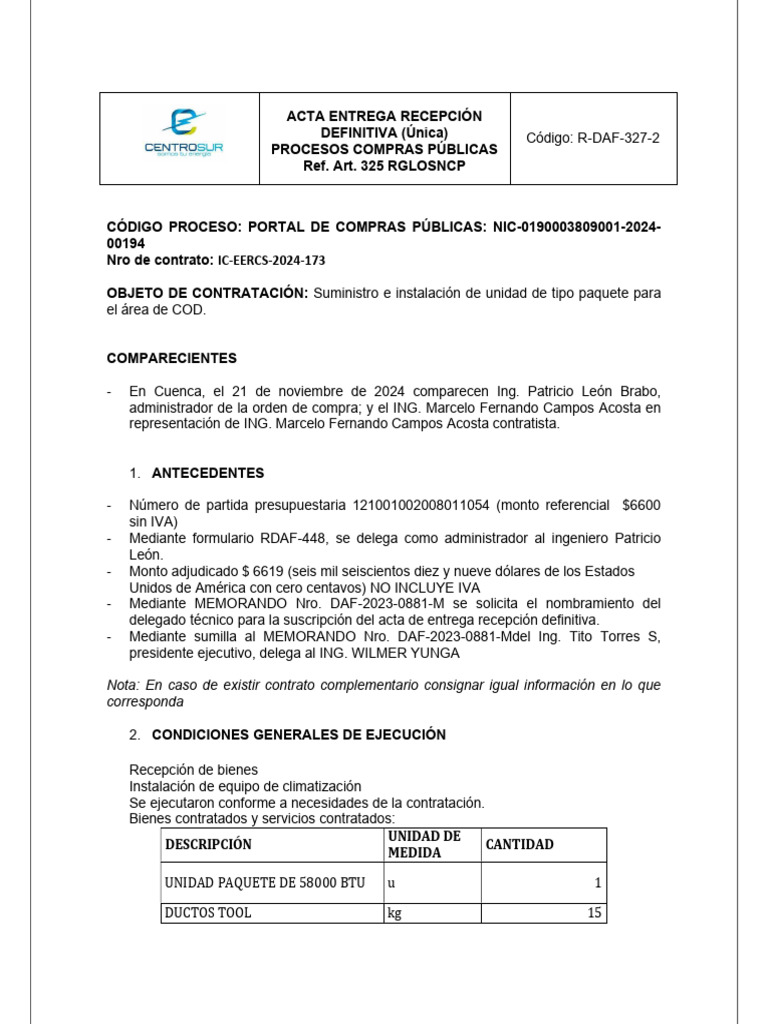 ACta Entrega Recepción-Signed-Signed | PDF