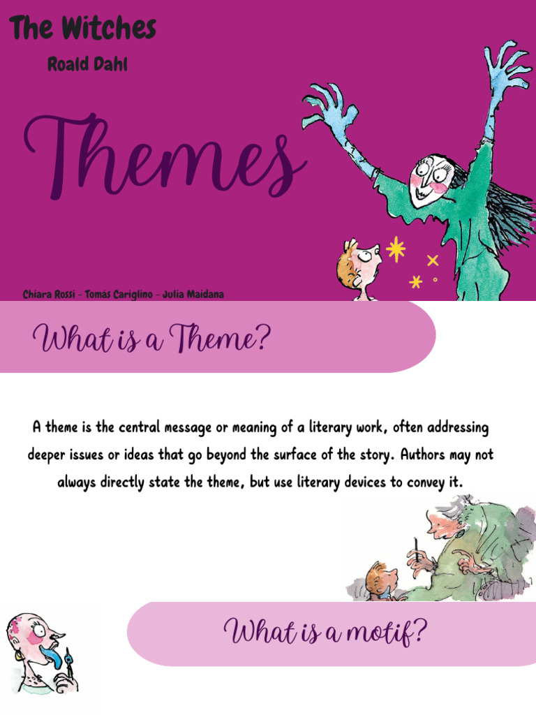 Themes in Roald Dahl's The Witches | PDF | Deception