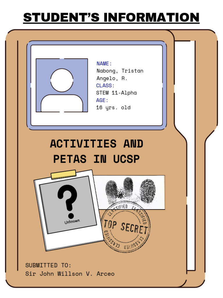 UCSP Student's Info | PDF