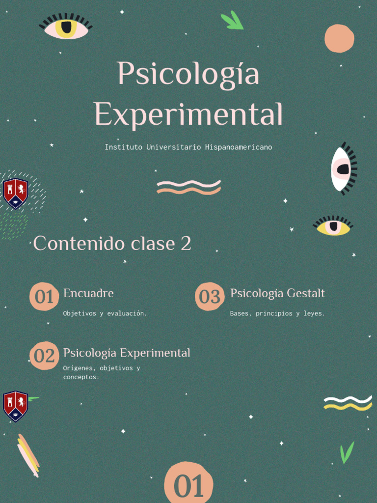 Psicología Experimental Clase 2.pptx | PDF | Sicología | Percepción